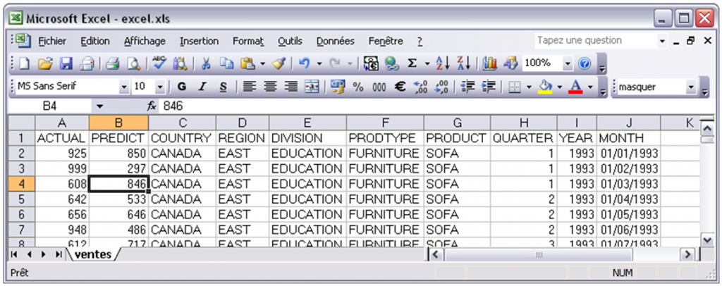 L'export de SAS vers Excel expliqué à ma fille - OD-Datamining